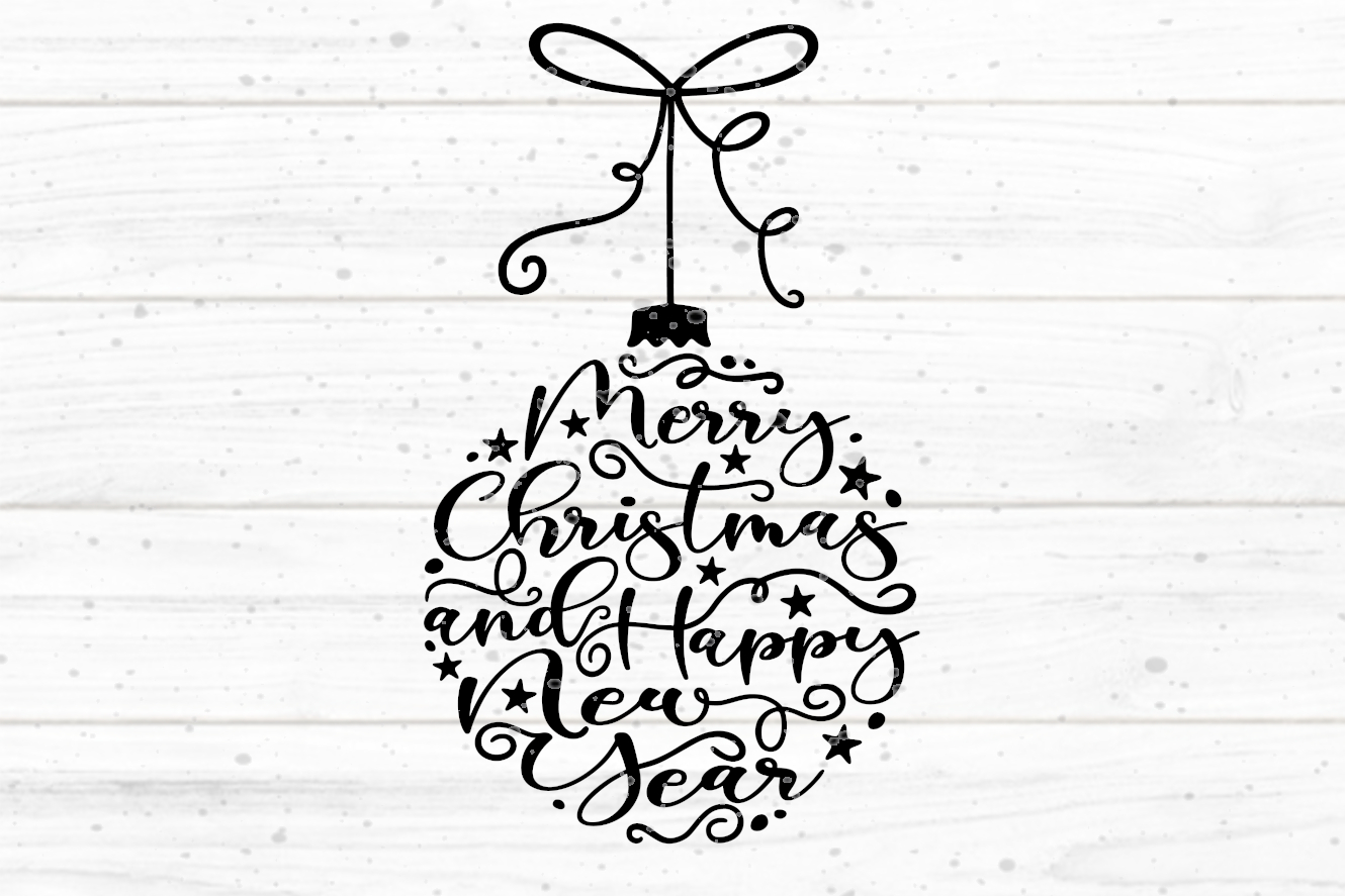 Merry Christmas Plotterdatei SVG DXF FCM