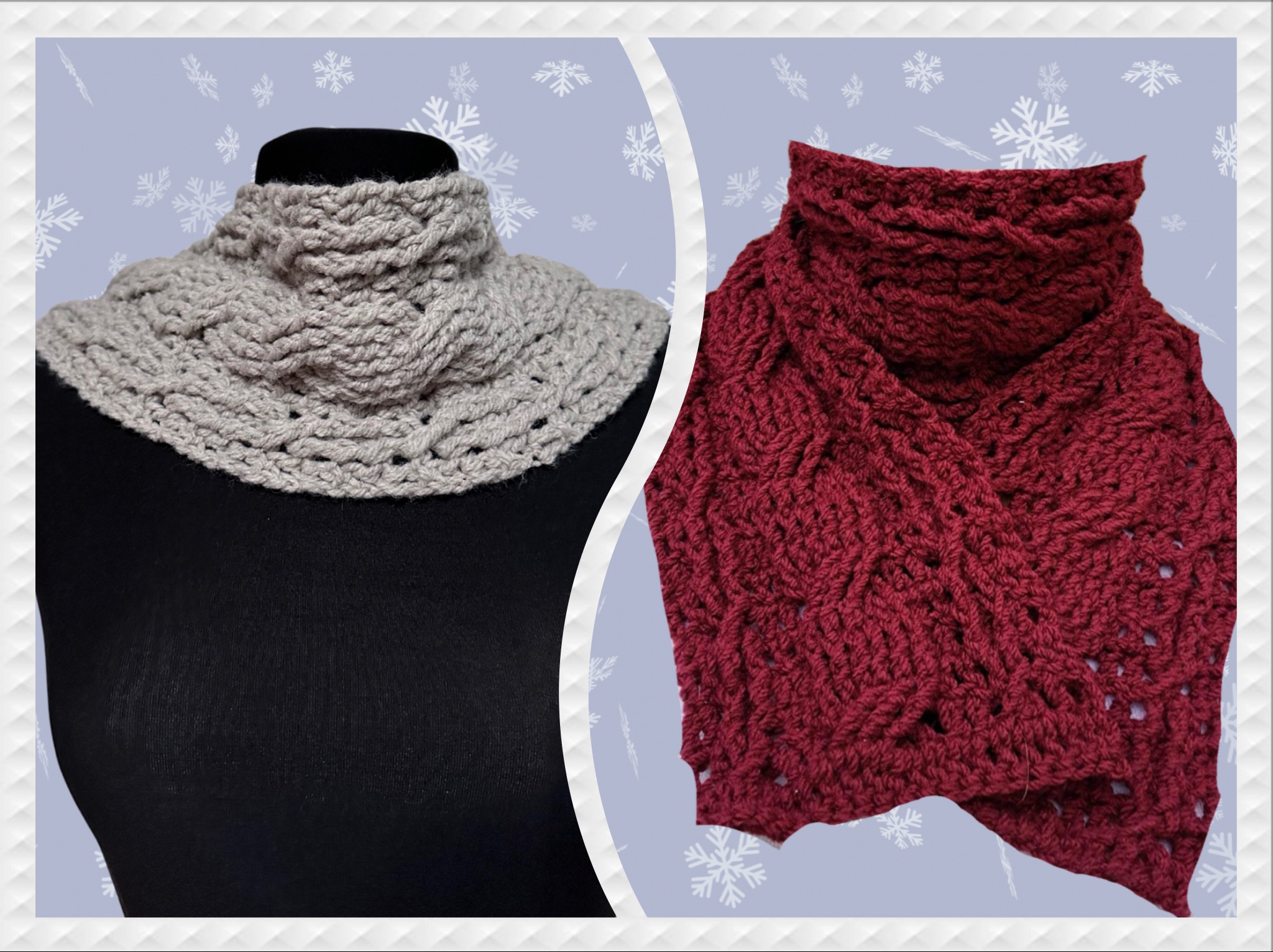 Häkelanleitung Winterschal/ Loop "Flechtli"