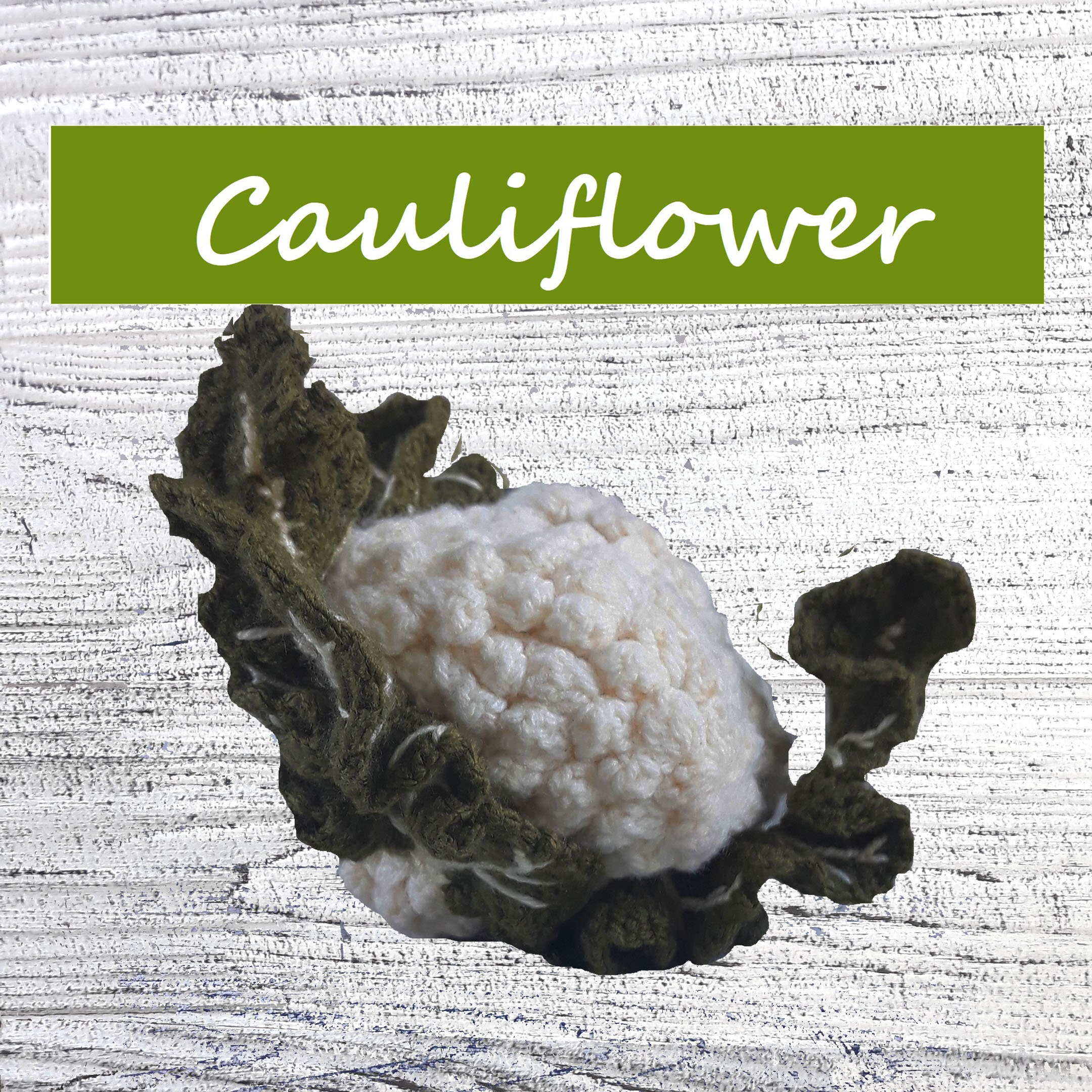 Crochet cauliflower