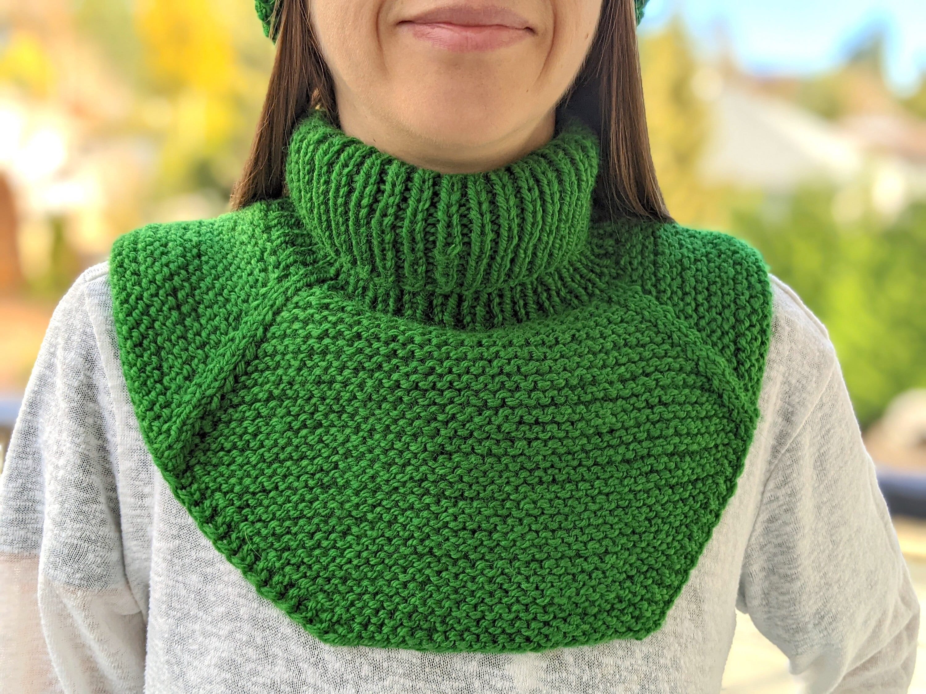 Turtleneck Dickey Knitting Pattern