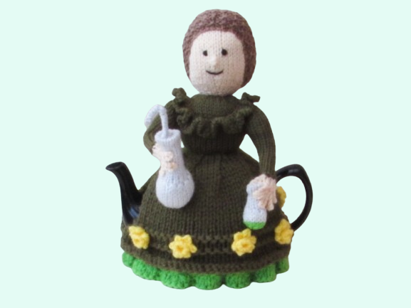 TeaCosyFolk's Marie Curie Tea Cosy Knitting Pattern
