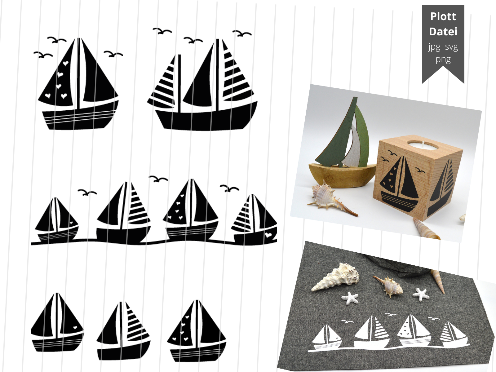Plotterdatei Segelboot