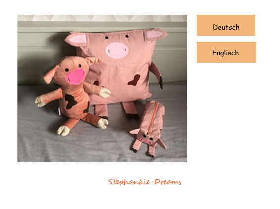 Cuddle Set Animals Pig