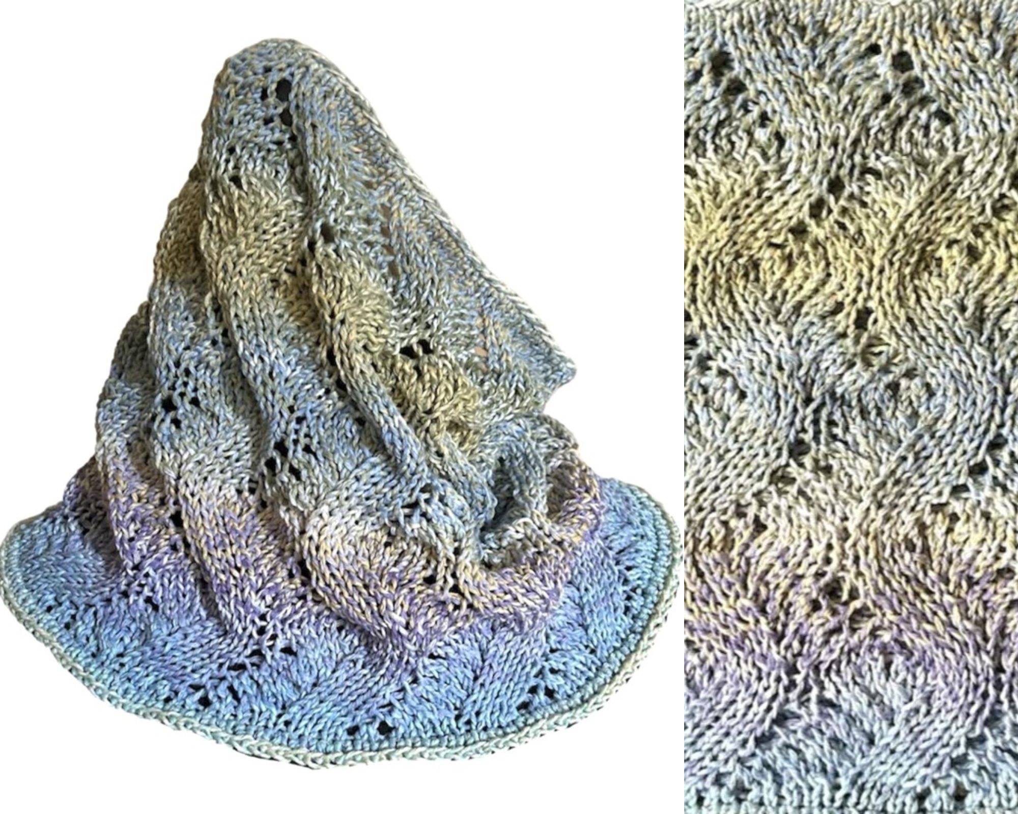 Loop "Mila", Wellen-Muster, stricken, alle Größen