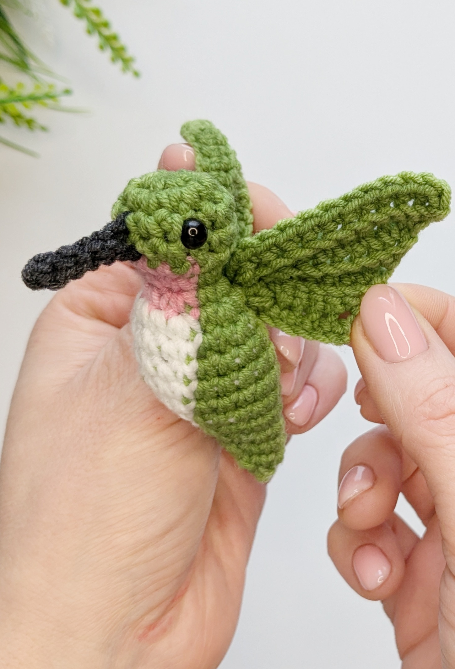 Hummingbird Crochet Pattern, Easy Crochet Amigurumi Bird Pattern