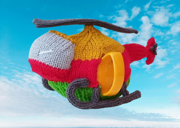 TeaCosyFolk's Helicopter Tea Cosy Knitting Pattern