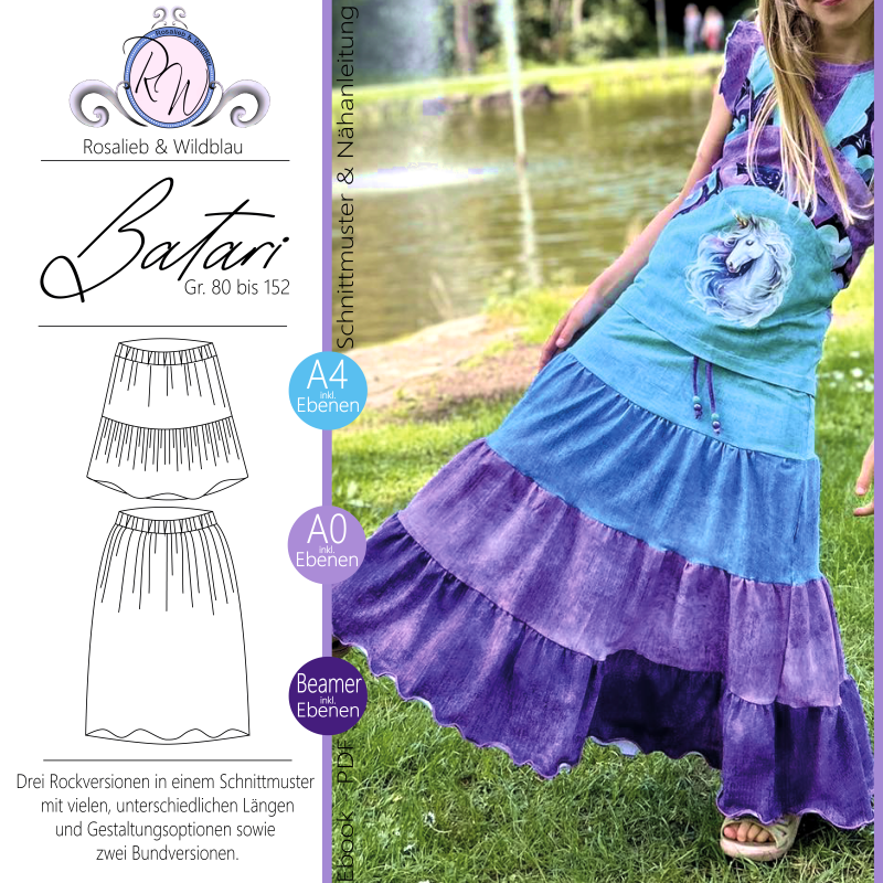 E-Book Batari 3 Rockvarianten Gr. 80 bis 152