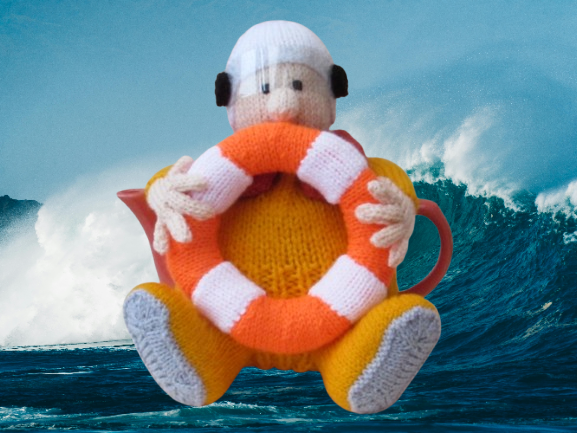 TeaCosyFolk's RNLI Crew Member Tea Cosy Knitting Pattern